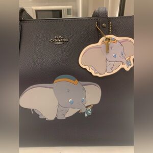 Coach | Bags | Euc Authentic Coach X Disney Dumbo Leather Tote Bag ...
